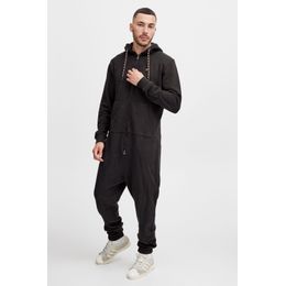 Blend Herren Overall "BHLombardo"schwarz, Gr. XL, unifarben, Sweatware, 100% Baumwolle, Overalls, Gemütlicher Jumpsuit aus Sweat