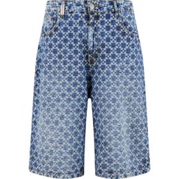 2Y STUDIOS Herren Shorts "2Y Studios Tariq Carre Baggy Shorts"light blau, Gr. 36, unifarben, 100% Baumwolle, Hosen