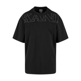 Karl Kani Damen T-Shirt "Karl Kani Herren KM234-012-2 KK Studded Retro Tee"schwarz, Gr. M, 100% Baumwolle, Shirts