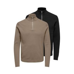 Only & Sons Only & Sons Pullover 'Phil' Herren Gr&ouml;&szlig;e L schwarzmeliert
