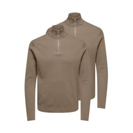 Only & Sons Only & Sons Pullover 'Phil' Herren Gr&ouml;&szlig;e XXL hellbraun