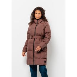 Daunenmantel Jack Wolfskin "FROZEN LAKE COAT W", Damen, Gr. S (36), wild, ginger, OBERSTOFF 100% POLYESTER FUTTER 100% POLYESTER 1. F&Uuml;LLUNG 90% GRAUE ENTENDAUNEN, 10% FEDER, 2. F&Uuml;LLUNG 100% POLYESTER, M&auml;ntel Daunenmantel