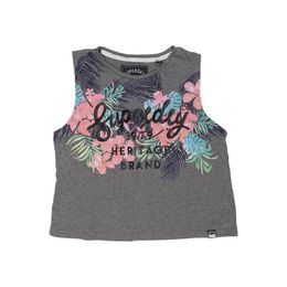 Superdry Top Damen Größe XXS Second Hand grau