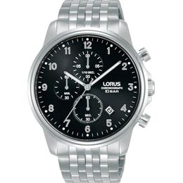 Lorus Analoguhr Herren Gr&ouml;&szlig;e One Size schwarz / silber