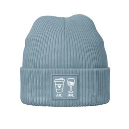 Neverless Beanie 'AM PM' female Blue size Onesize
