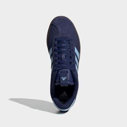 Herren Sneaker "VL COURT 3.0", adidas Sportswear, Gr. 44, blau, Leder, Synthetik, Schuhe, inspiriert vom Design des adidas samba