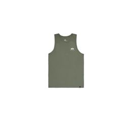 Herren Muscleshirt "Basic Tank SL", gr&uuml;n, Gr. XXL, Alpha Industries, Obermaterial: 100% Baumwolle, Shirts