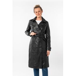 Mauritius Damen Ledermantel "GWTaruh OT", schwarz, Gr. XXL, unifarben, Obermaterial: 100% Schafsleder. Futter: 100% Baumwolle. &Auml;rmelfutter: 100%