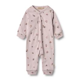 Wheat M&auml;dchen Jumpsuit "Wheat Jumpsuit Nikola"soft lila flowers, Gr. 80, 100% Baumwolle (Bio), Overalls