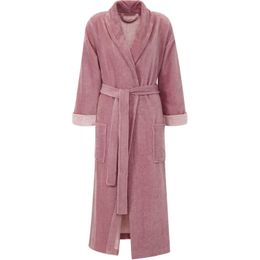 G&ouml;zze Unisex-Bademantel G&Ouml;ZZE, L:125cm, lila, Baumwoll-Mix, Hausm&auml;ntel, "Turin, ideal f&uuml;r Sauna & Spa, Hotelbademantel, Morgenmantel", f&uuml;r Damen & Herren,