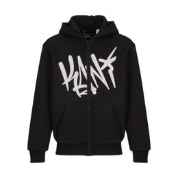 Karl Kani Kinder Kapuzenpullover "Karl Kani KC251-006-1 Kani Tag Os Zip Hoodie Junior"schwarz, wei&szlig;, Gr. 122, mehrfarbig, 70% Baumwolle, 30%