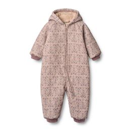 Wheat M&auml;dchen Jumpsuit "Wheat Thermo Suit Krammo"rose dust tapestry, Gr. 86, unifarben, 100% Polyester (Recycelt), Overalls