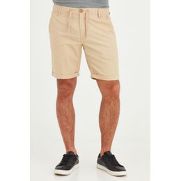Blend Herren Shorts "BHLenno"chalk stone, Gr. XXXL, unifarben, Web, 55% Baumwolle, 45% Leinen, Hosen, Leinen-Shorts mit Kordeln