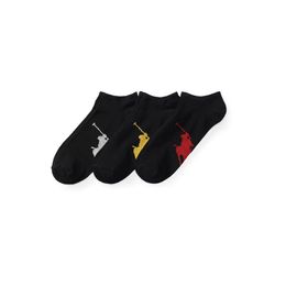 Polo Ralph Lauren Socken Herren Gr&ouml;&szlig;e 41/46 gelb / hellgrau / kirschrot / schwarz