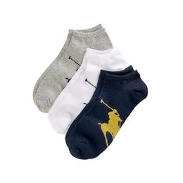 Polo Ralph Lauren Socken Herren Gr&ouml;&szlig;e 41/46 graumeliert / schwarz / wei&szlig;