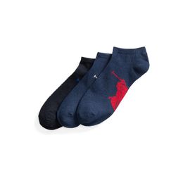 Polo Ralph Lauren Socken Herren Gr&ouml;&szlig;e 41/46 navy / rot / schwarz / wei&szlig;