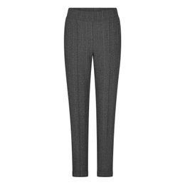 GOLDNER Damen Schlupfhose "Hose CARLA mit Fischgr&auml;tmuster", schwarz, Gr. 38, Obermaterial: 52% Polyester PES. 47% Baumwolle CO. 1% Elasthan EL., Hosen