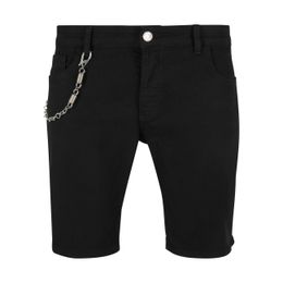 2Y Premium Herren Shorts "2Y Premium Herren 2Y Jeans Shorts", schwarz, Gr. 33, unifarben, 97% Baumwolle, 3% Elasthan, Hosen
