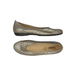 Gabor Ballerina Damen Gr&ouml;&szlig;e 41 Second Hand silber