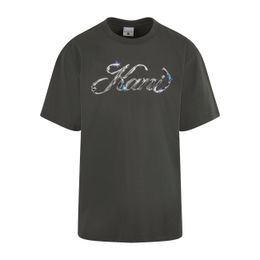 Karl Kani Damen T-Shirt "Karl Kani KK Kani Icy Chrome Tee"schwarz, Gr. XL, bedruckt, 100% Baumwolle, Shirts