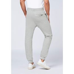 Chiemsee Herren Sweathose, grau, Gr. L, 90% Baumwolle, 10% Viskose, Hosen