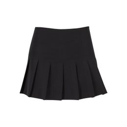 Karl Kani Damen Sommerrock "Karl Kani OG Pleated Skort"schwarz, Gr. XL, unifarben, 92% Polyester, 8% Elasthan, R&ouml;cke