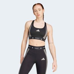Damen Sport-BH "TF MS CB BRA", adidas Performance, Gr. M, schwarz, Obermaterial: 73% Polyester, 27% Elasthan, BHs