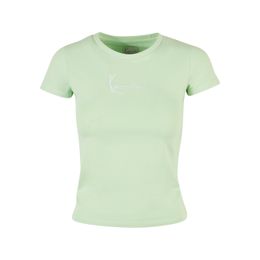 Karl Kani Damen T-Shirt "Karl Kani Damen"mint, Gr. S, bedruckt, 95% Baumwolle, 5% Elasthan, Shirts