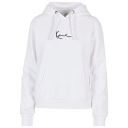 Karl Kani Damen Kapuzenpullover "Karl Kani Damen KKWQ32004WHT SMALL SIGNATURE HOODY WHT"wei&szlig;, Gr. XL, unifarben, 80% Baumwolle, 20% Polyester,