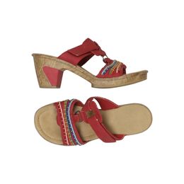 Rieker Sandalen Damen Gr&ouml;&szlig;e 39 Second Hand rot