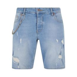 2Y STUDIOS Herren Shorts "2Y Studios Herren 2Y Jeans Shorts"blau, Gr. 30, unifarben, 97% Baumwolle, 3% Elasthan, Hosen
