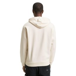 Herren Hoodiewool wei&szlig;, Gr. S, Tom Tailor Denim, bedruckt, Sweatware, Obermaterial: 70% Baumwolle, 30% Polyester, Sweatshirts, mit Print