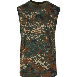 Brandit Damen Tanktop "Brandit Brandit T-Shirt sleeveless"flecktarn, Gr. XL, unifarben, 100% Baumwolle, Tops