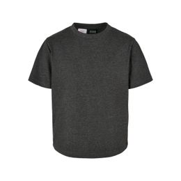 Urban Classics Mädchen Langarmshirt "Urban Classics Herren Boys Tall Tee"charcoal, Gr. 122, unifarben, 100% Baumwolle, Shirts