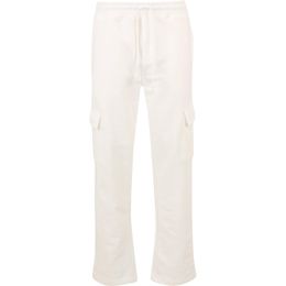 DEF Herren Jogginghose "DEF DEF ICE Sweatpants"wei&szlig;, Gr. L, unifarben, 65% Baumwolle, 35% Polyester, Hosen