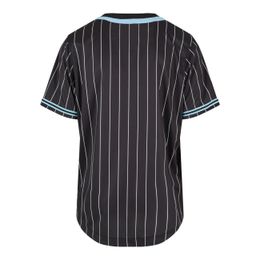 Karl Kani Herren T-Shirt "Karl Kani Karl Kani Kani Star Logo Pinstripe Baseball Shirt", schwarz, Gr. S, gestreift, 100% Polyester, Shirts