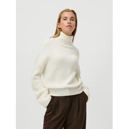 Rollkragenpullover LEGER "Tia Jumper, LeGer by Lena Gercke", Damen, Gr. 34, creme, Strick, Obermaterial: 50% Polyacryl, 30% Wolle, 20% Polyamid, oversize, Pullover Rollkragenpullover, oversized, Grobstrick