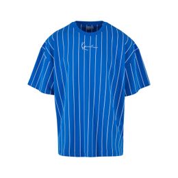 Karl Kani Damen T-Shirt "Karl Kani Herren"blau, wei&szlig;, Gr. S, gestreift, 100% Baumwolle, Shirts