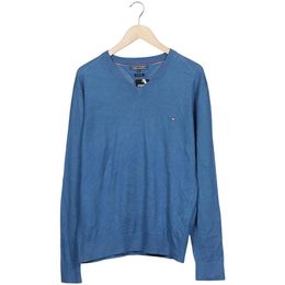 Tommy Hilfiger Pullover Herren Gr&ouml;&szlig;e XL Second Hand blau