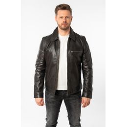 Mauritius Herren Lederjacke "MMBerink"schwarz anthrazit, Gr. 4XL, unifarben, Obermaterial: 100% Schafsleder. Futter: 100% Baumwolle. &Auml;rmelfutter: