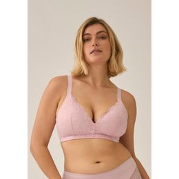 Naturana Damen B&uuml;gelloser BH "The Friday", Gr. 85, pink, Obermaterial: 87% Polyamid, 13% Elasthan. Cups: 100% Polyester. Futter R&uuml;ckenteil: 92%