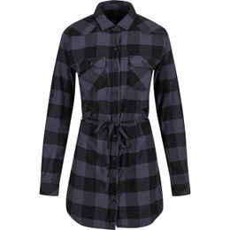 Brandit Damen Langarmhemd "Brandit Damen Ladies Longshirt"schwarz, grau, Gr. 4XL, 100% Baumwolle, Hemden
