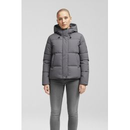 Steppjacke Only "ONLMAGGI LIFE SHORT PUFFER CC OTW", Damen, Gr. L, plum kitten, Web, Obermaterial: 100% Polyester, unifarben, regular fit, Jacken Steppjacke