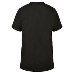 MisterTee M&auml;dchen T-Shirt "MisterTee Kids Kids Keep It Fun Tee", schwarz, Gr. 110, bedruckt, 100% Baumwolle, Shirts