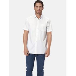 Babista Herren Kurzarmhemd "Kurzarmhemd EVARISTO", wei&szlig;, Gr. L, Obermaterial: 100% Baumwolle CO., Hemden