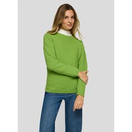 Rabe Damen Strickpulloverfarn, Gr. 42, unifarben, Strick, Obermaterial: 52% Polyester, 42% Baumwolle, 6% sonstige Fasern, Pullover, in