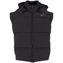 Karl Kani Damen Steppweste "Karl Kani Karl Kani Small Signature Puffer Vest"schwarz, Gr. S, 100% Polyimid, Westen