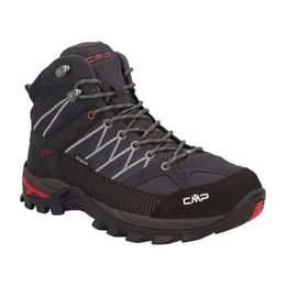 CMP Herren Wanderschuh "RIGEL MID TREKKING SHOES WP", Gr. 43titanio, ferrari, Leder, Schuhe, wasserdicht