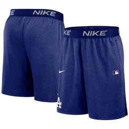 Nike Damen Sporthose "Nike Shorts Los Angeles Dodgers Nike AC DF Knit", blau, Gr. XL, 100% Polyester, Hosen