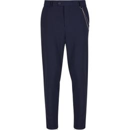 2Y STUDIOS Herren Stoffhose "2Y Studios 2Y Cropped Pants"dunkelblau, Gr. 32, unifarben, 65% Polyester, 32% Baumwolle, 3% Elasthan, Hosen